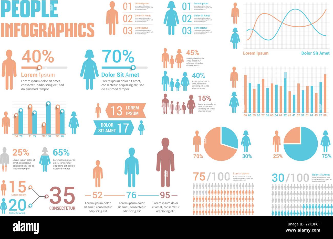 Vector infographics flow charts hi-res stock photography and images - Alamy