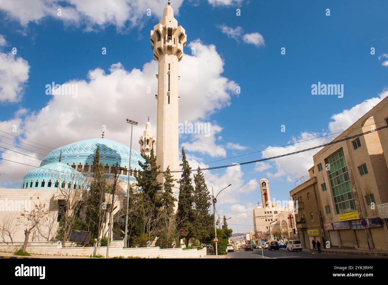 King Abdullah I Mosque, Amman, Jordan, Near East, Southern Levant, West ...
