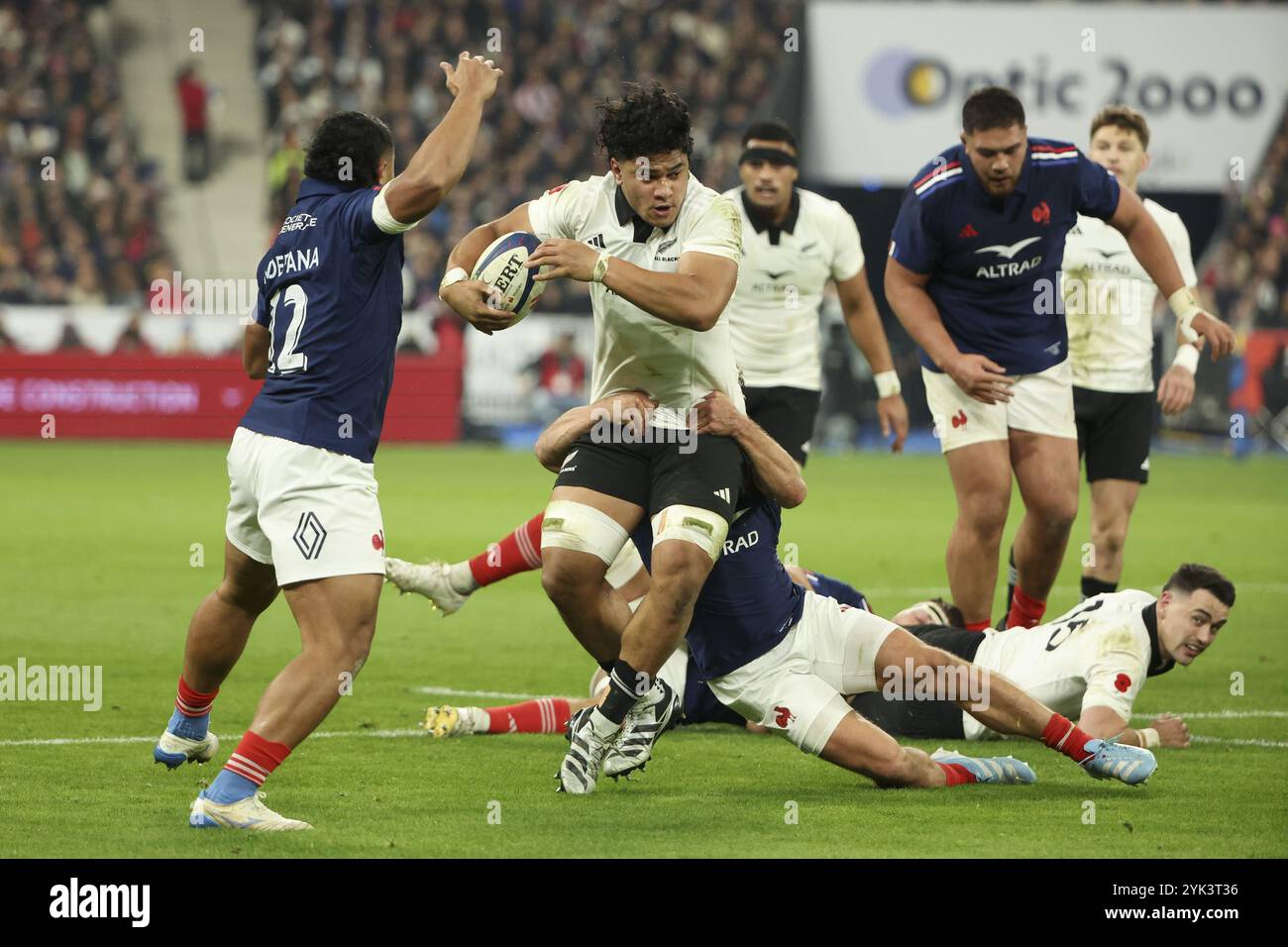 Wallace Sititi of New Zealand during the Autumn Nations Series 2024 ...