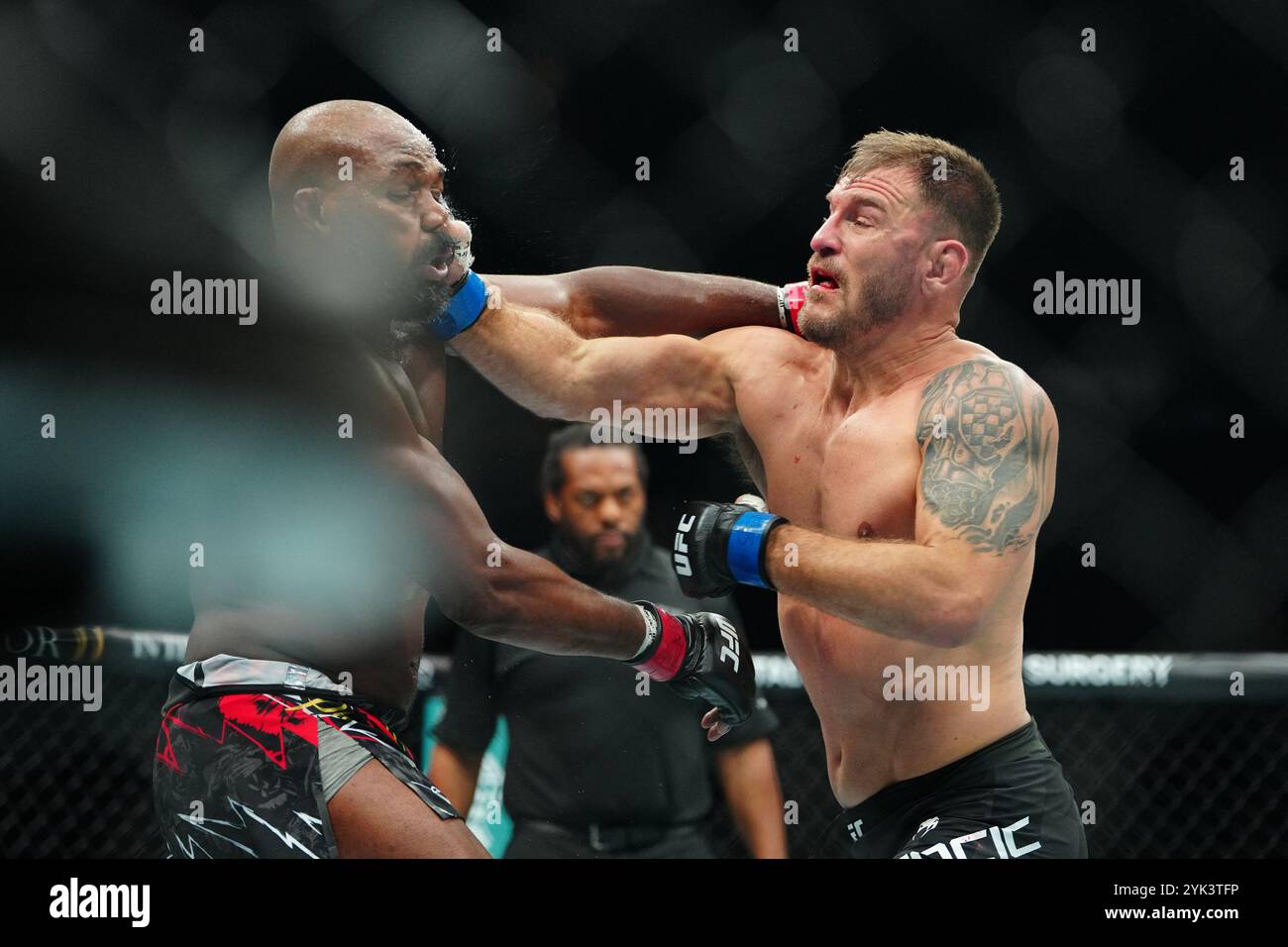 Madison Square Garden NEW YORK CITY, NY -NOVEMBER 16:Jon Jones and ...