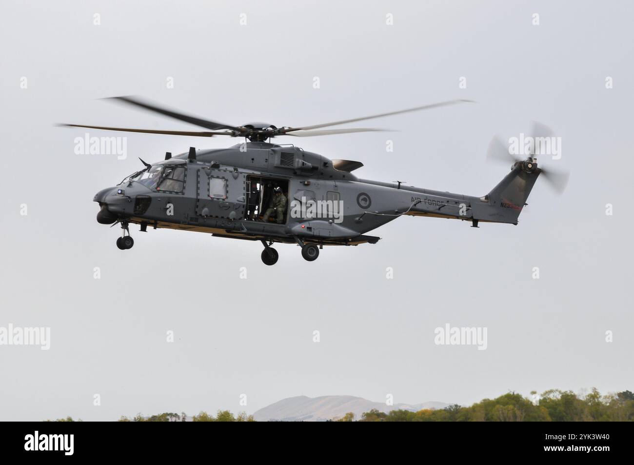 NHIndustries NH90 helicopter of No. 3 Squadron RNZAF, Royal New Zealand ...
