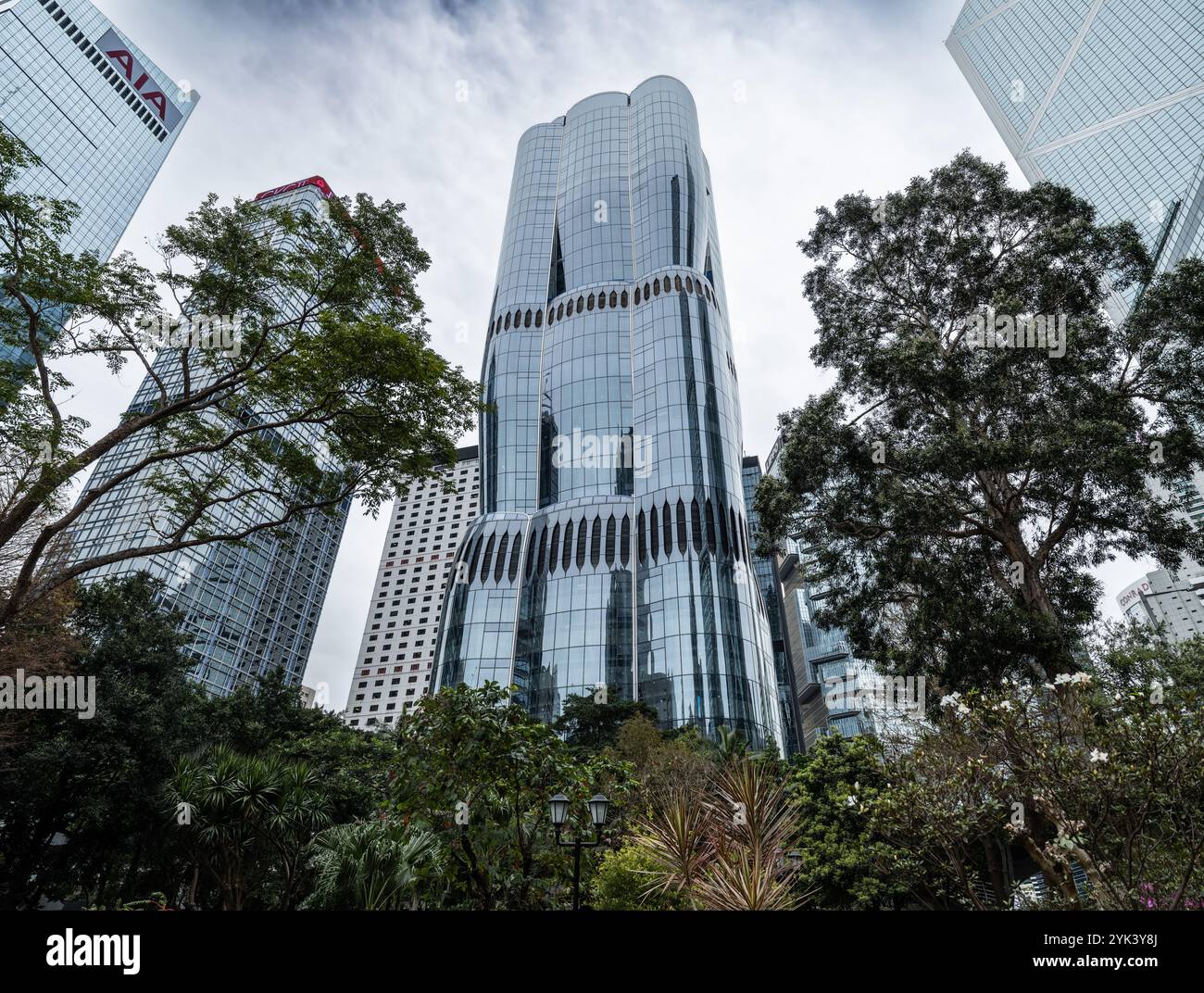 Hongkong, China. 01st Mar, 2024. The Henderson skyscraper is located on ...