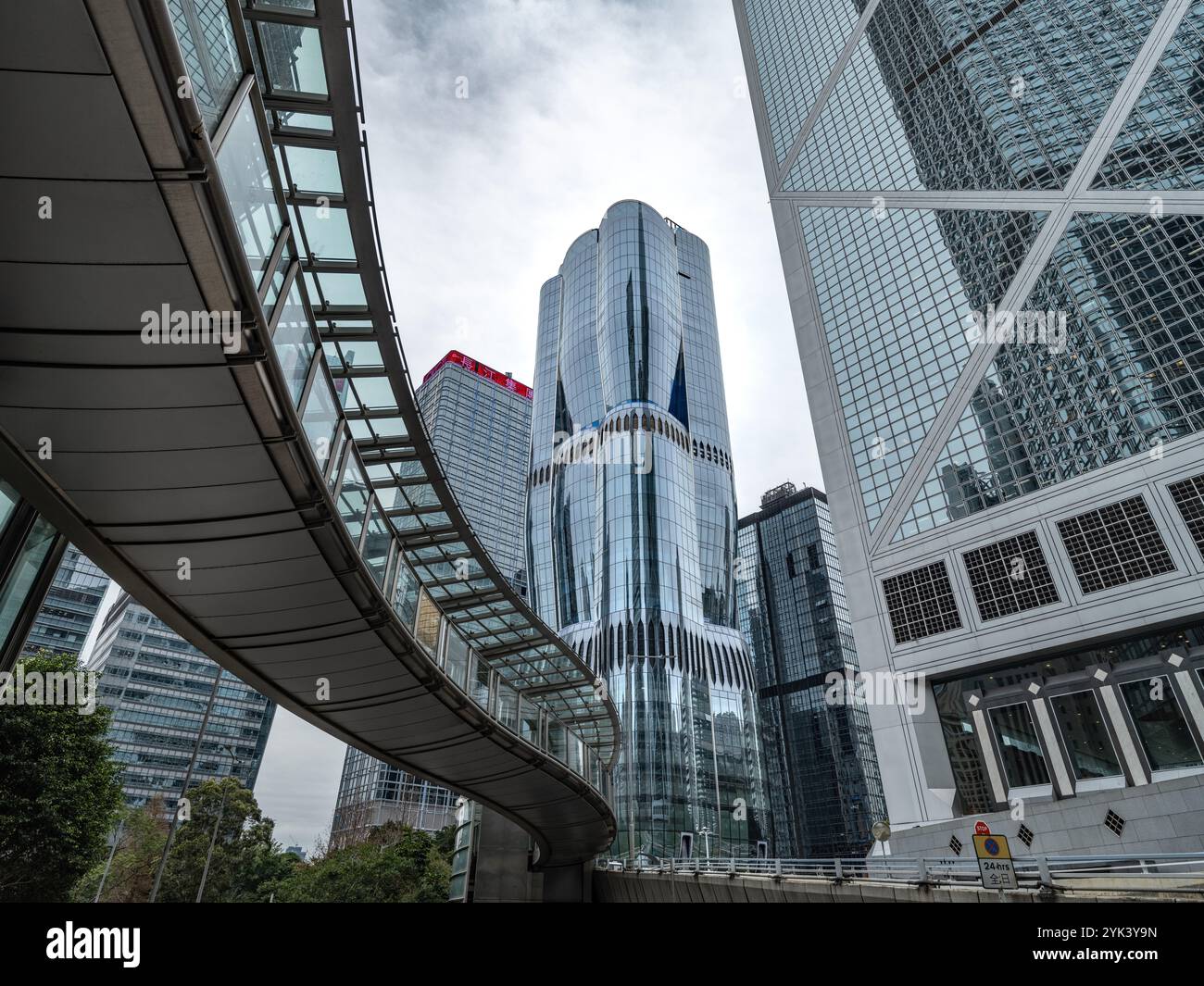 Hongkong, China. 01st Mar, 2024. The Henderson skyscraper is located on ...
