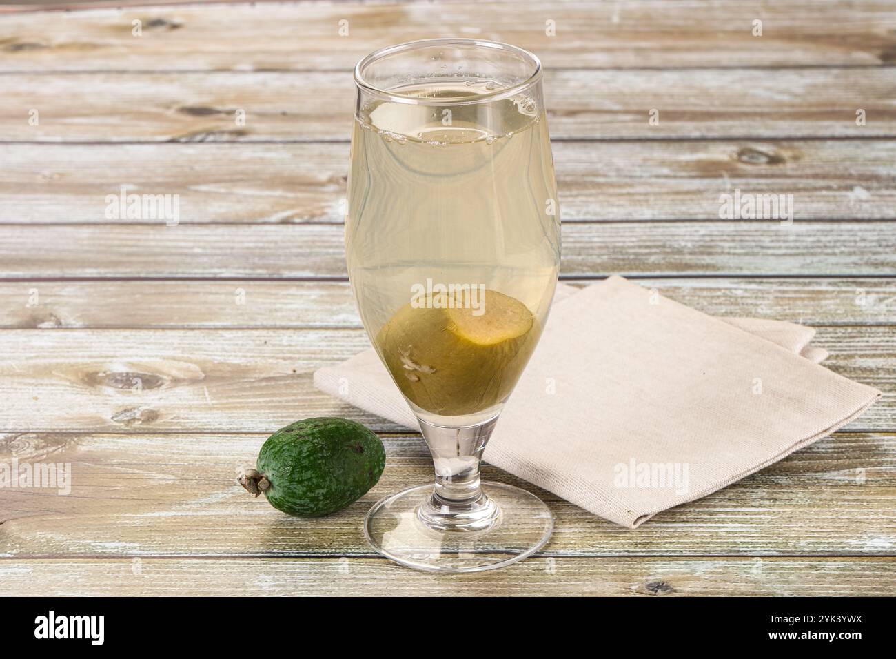 Homemade organic feijoa compote fresh drink Stock Photo - Alamy