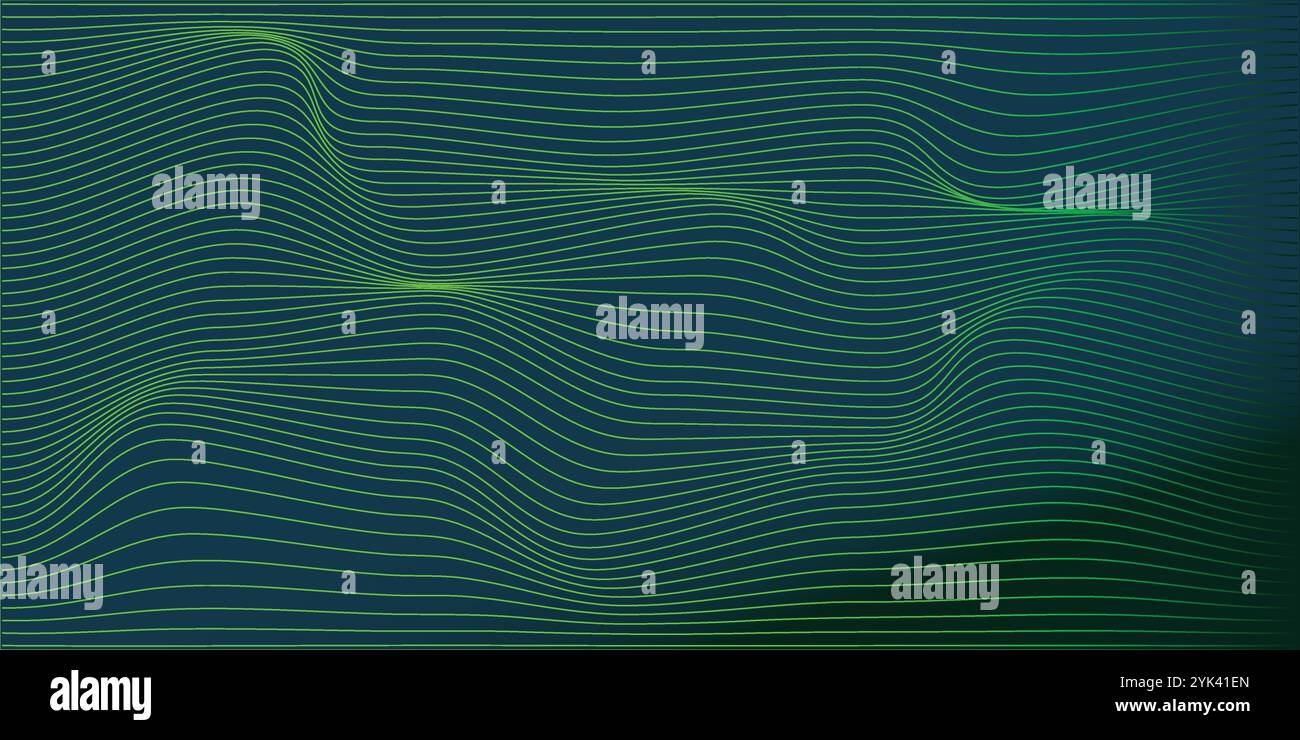 Colorful futuristic wave lines Stock Vector Images - Alamy