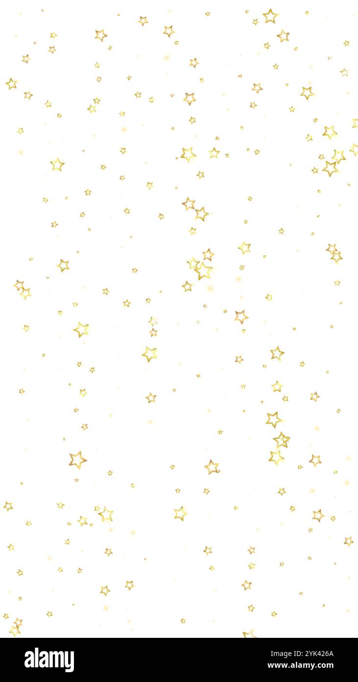 Christmas spirit. Scattered falling stars. Festive christmas confetty ...