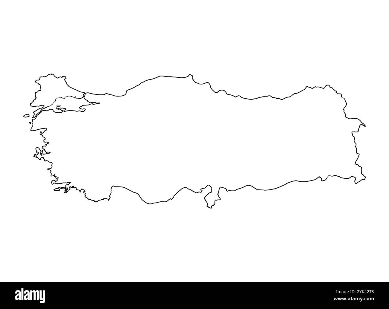 Turkey map symbol shape, travel web flat concept icon symbol vector ...