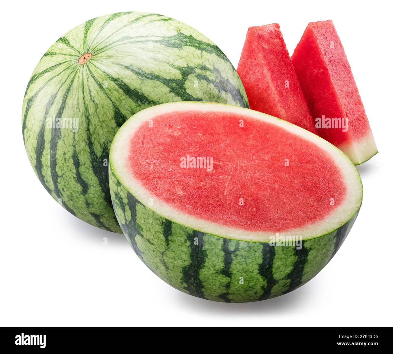 Watermelon half triangle hi-res stock photography and images - Alamy