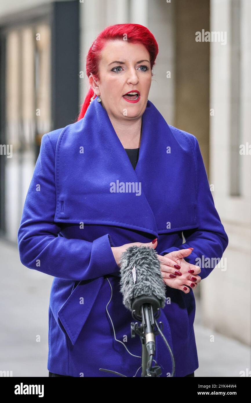 London, UK. 17th Nov, 2024. Louise Haigh, Transport Secretary, MP ...