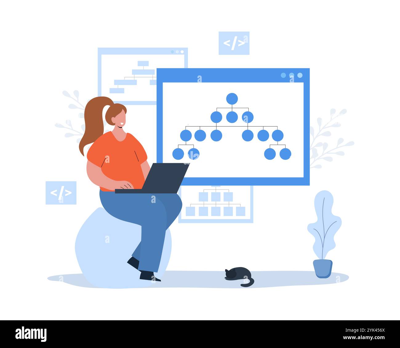 Map creation process Stock Vector Images - Alamy