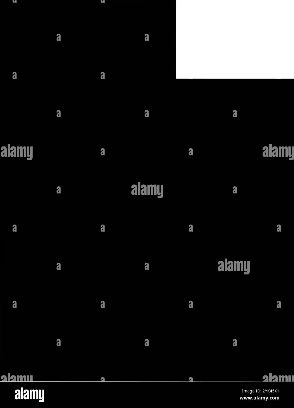 Contour map of the state of Utah, USA. Vector graphic illustration on a ...
