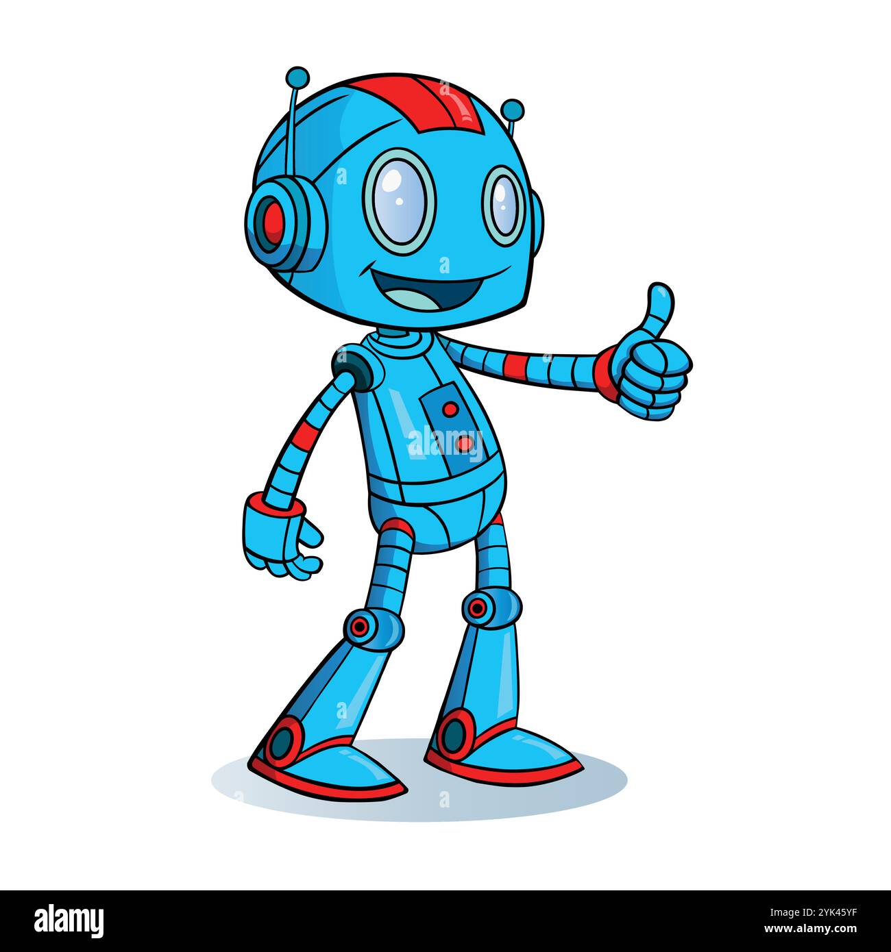 Robot hand thumb up Cut Out Stock Images & Pictures - Alamy