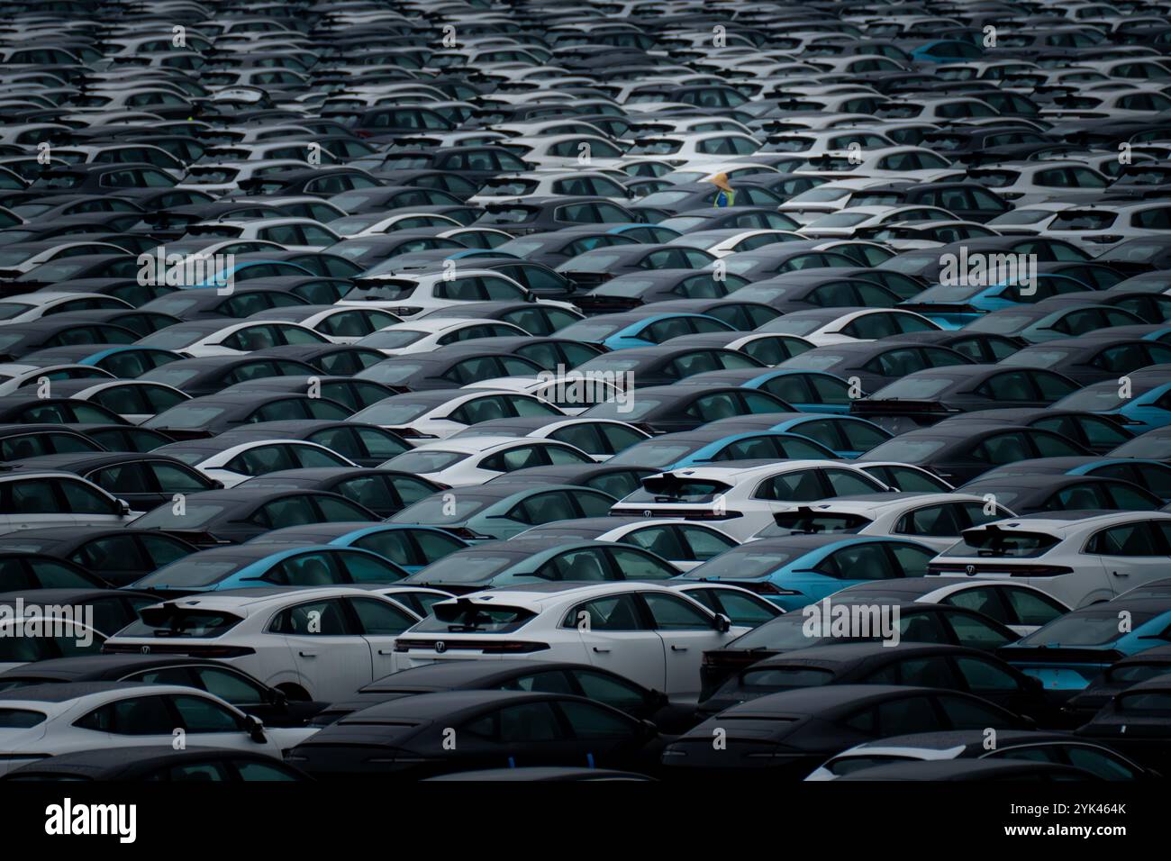 CHONGQING, CHINA - NOVEMBER 17, 2024 - New energy vehicles at Changan ...