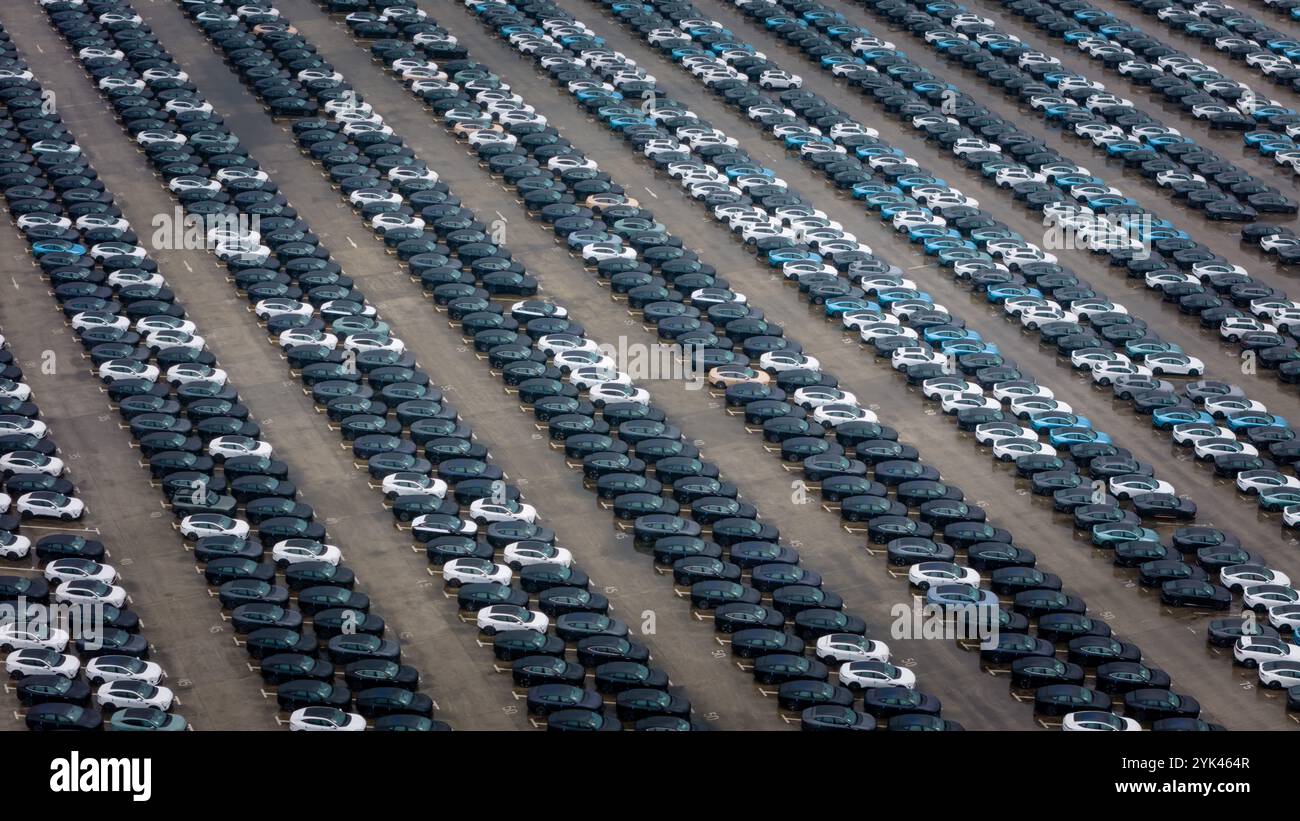 CHONGQING, CHINA - NOVEMBER 17, 2024 - New energy vehicles at Changan ...