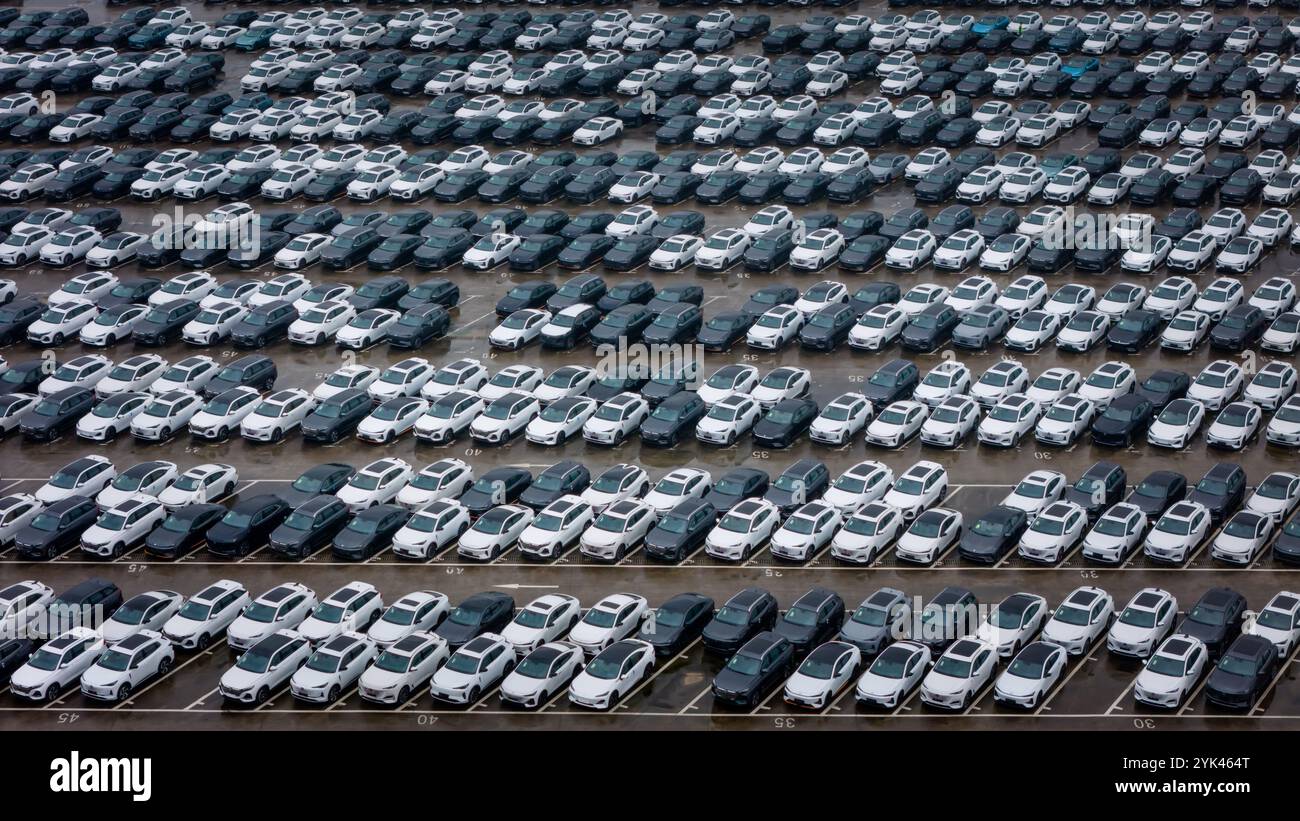 CHONGQING, CHINA - NOVEMBER 17, 2024 - New energy vehicles at Changan ...