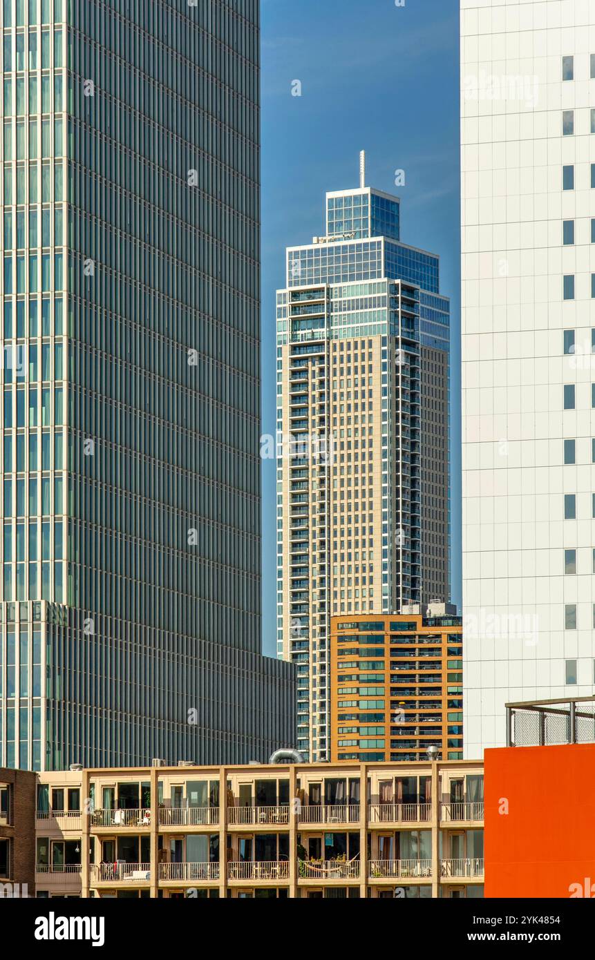Rotterdam, The Netherlands, September 9, 2024: Zalmhaven tower, tallest ...