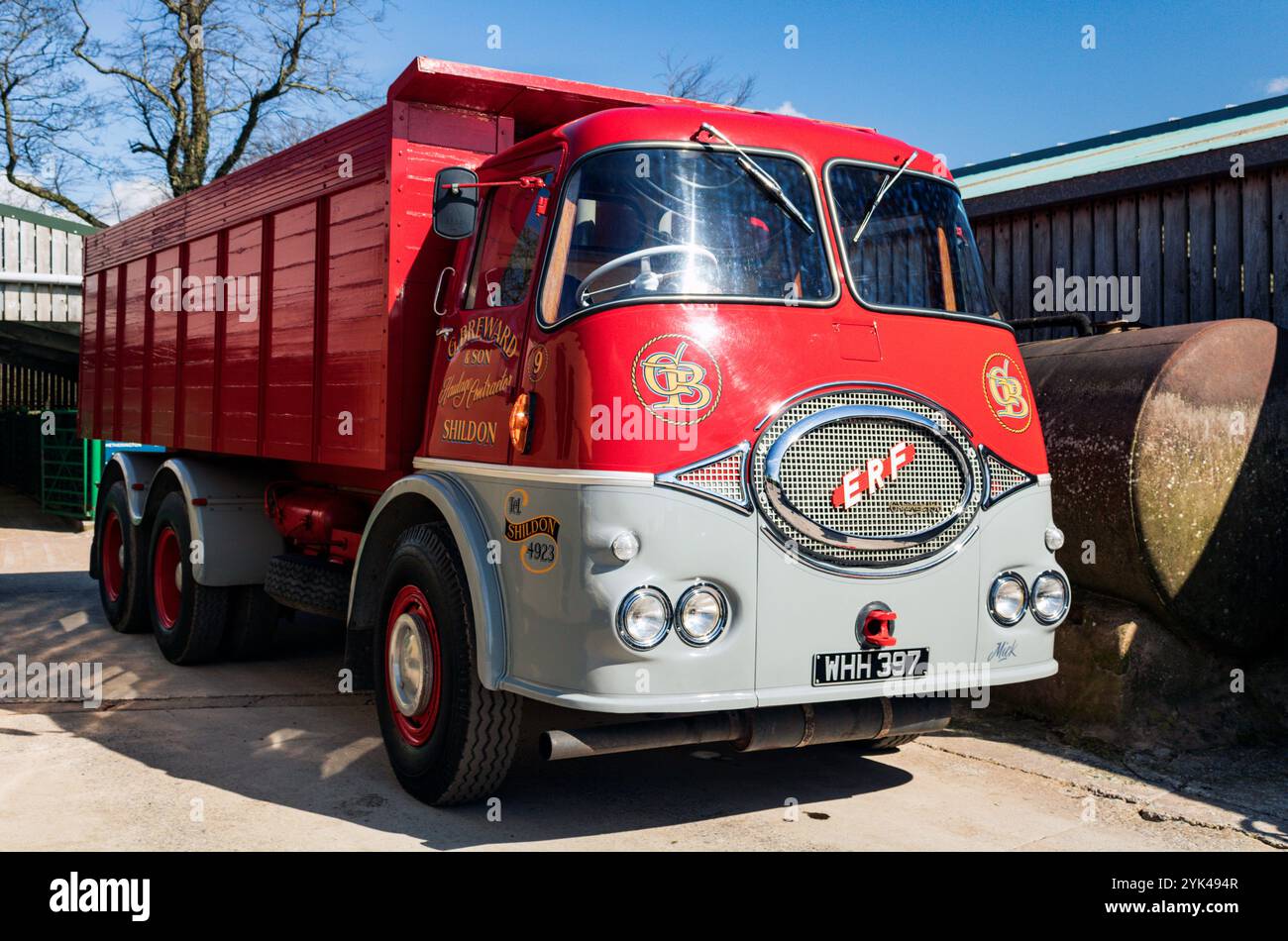 ERF KV669X Tipper. Kirkby Stephen Easter Rally 2023 Stock Photo - Alamy