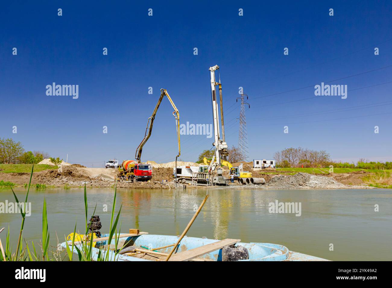 Industrial tower drilling machine, pile driving big equipment to drill ...