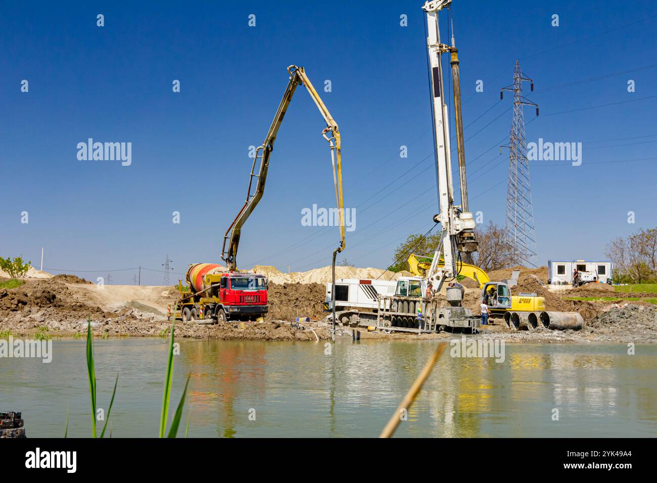 Industrial tower drilling machine, pile driving big equipment to drill ...