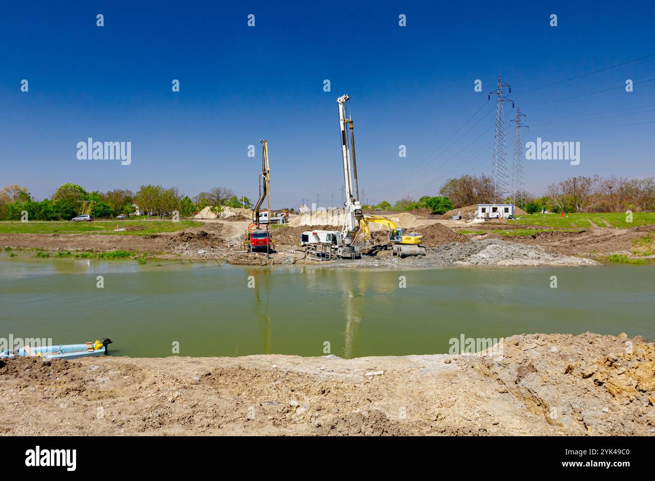 Industrial tower drilling machine, pile driving big equipment to drill ...