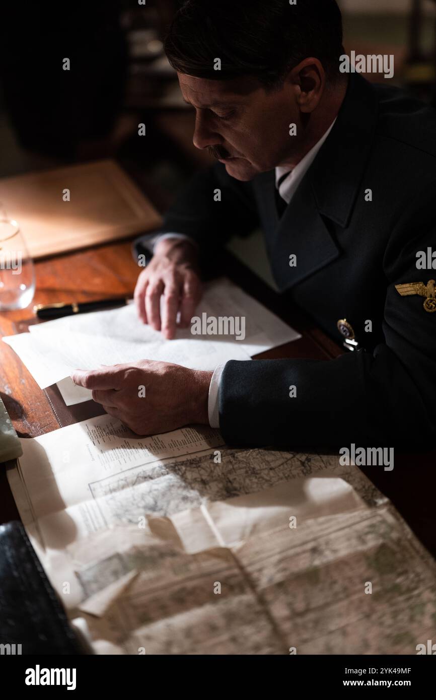 KARL FRITZ in GOEBBELS AND THE FUHRER (2024) -Original title: FUHRER ...