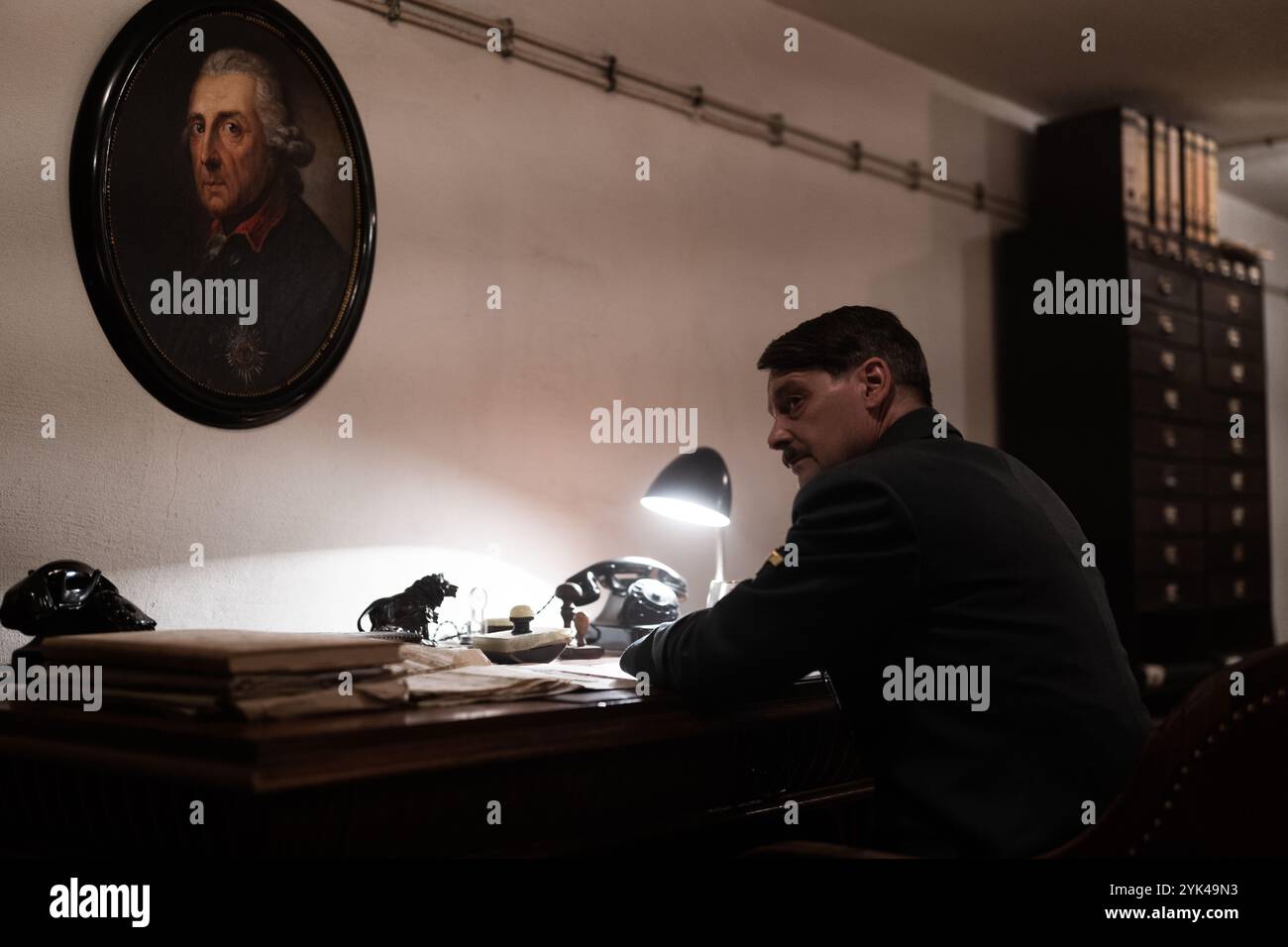 KARL FRITZ in GOEBBELS AND THE FUHRER (2024) -Original title: FUHRER ...