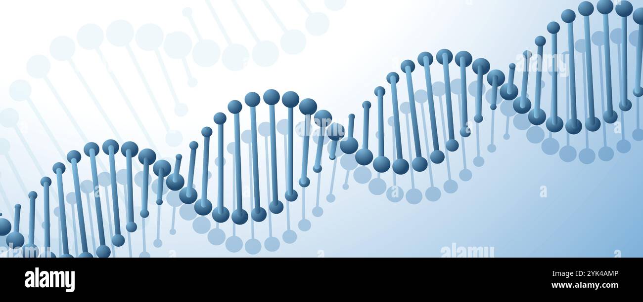 Abstract DNA technology. Science medical concept. Futuristic background ...