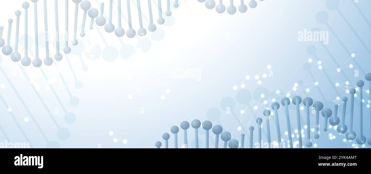 Abstract DNA technology. Science medical concept. Futuristic background ...