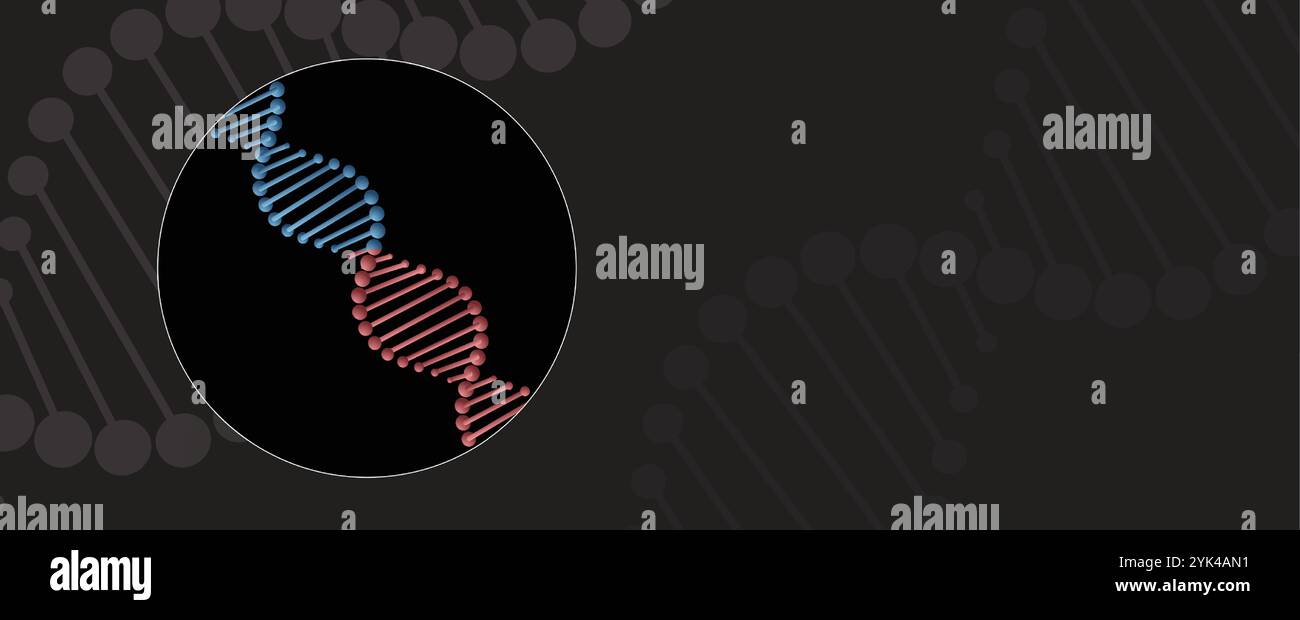 Abstract DNA technology. Science medical concept. Futuristic background ...