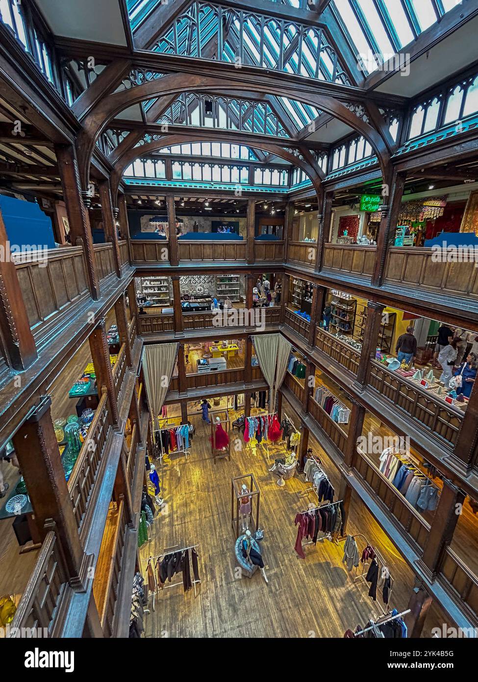 London, England, people shopping inside, Old SHop, "Liberty", English ...