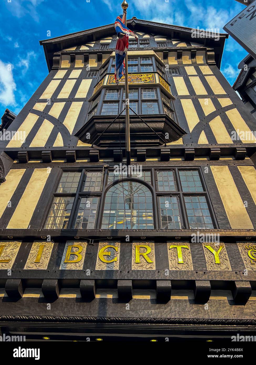 London, England, Low Angle, Historic Architectural Detail, Old SHop ...