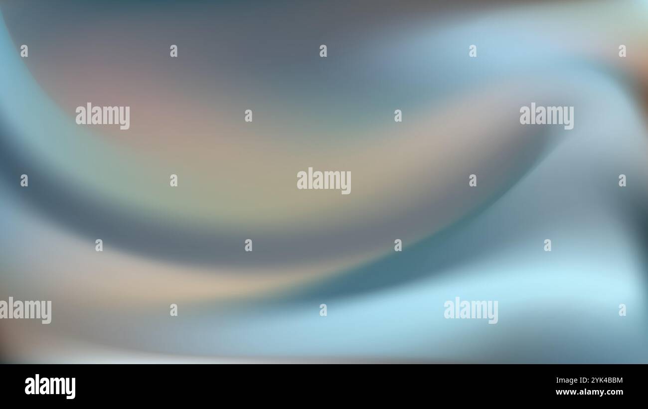 Soft holographic gradient background. Blue grey elegant curves Stock ...