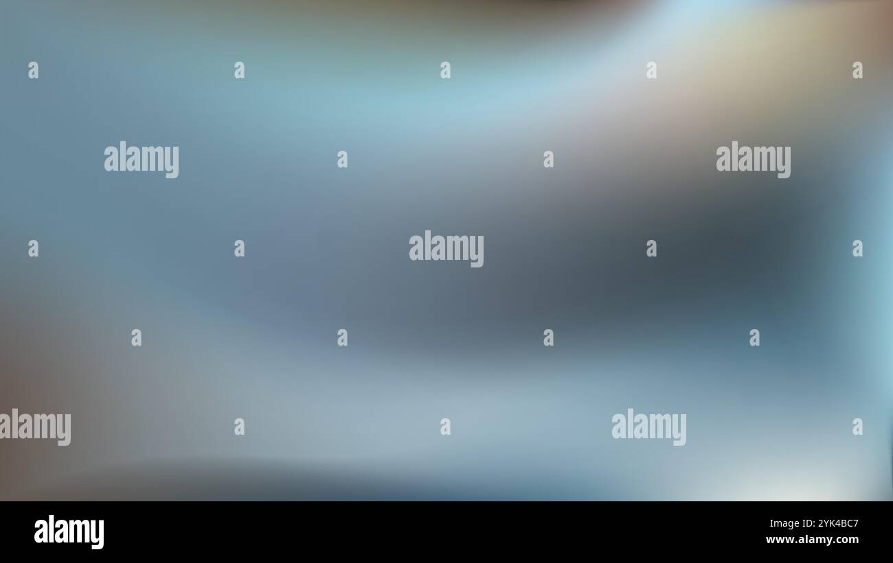 Soft holographic gradient background. Blue grey elegant curves Stock ...