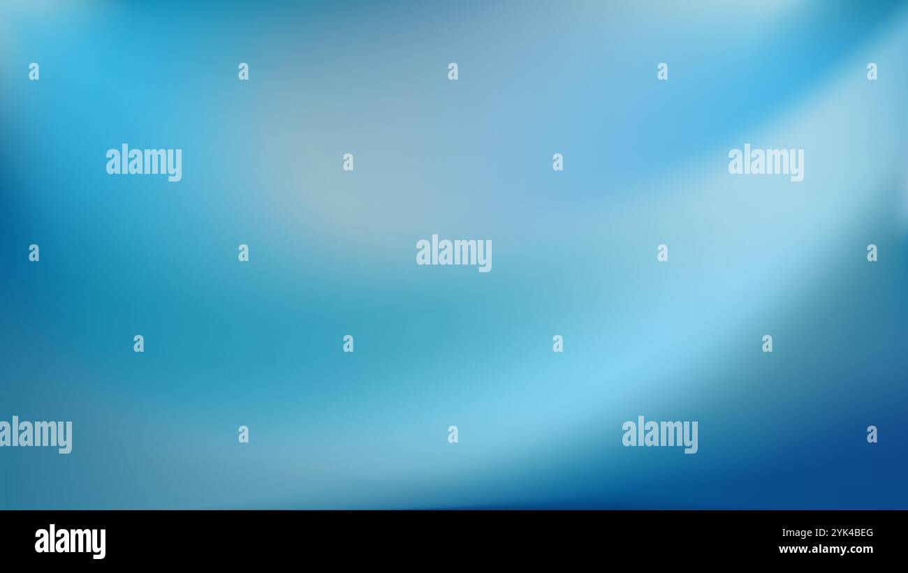 Abstract Blue Gradient Background. Smooth fluid waves Stock Vector ...
