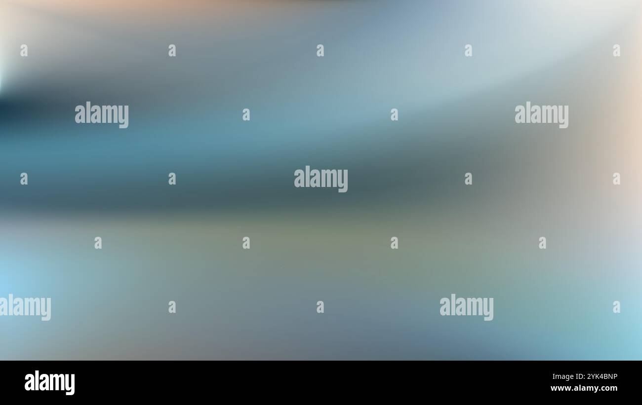 Soft holographic gradient background. Blue grey elegant curves Stock ...