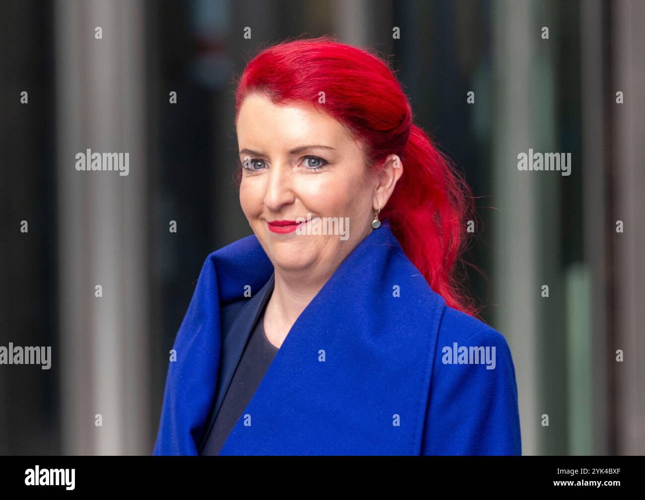London, UK. 17th Nov, 2024. Transport Secretary, Louise Haigh, at the ...
