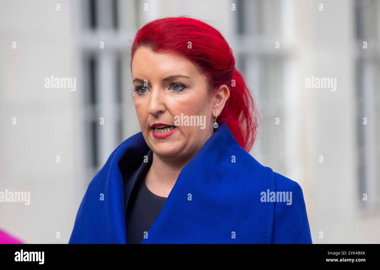London, UK. 17th Nov, 2024. Transport Secretary, Louise Haigh, at the ...