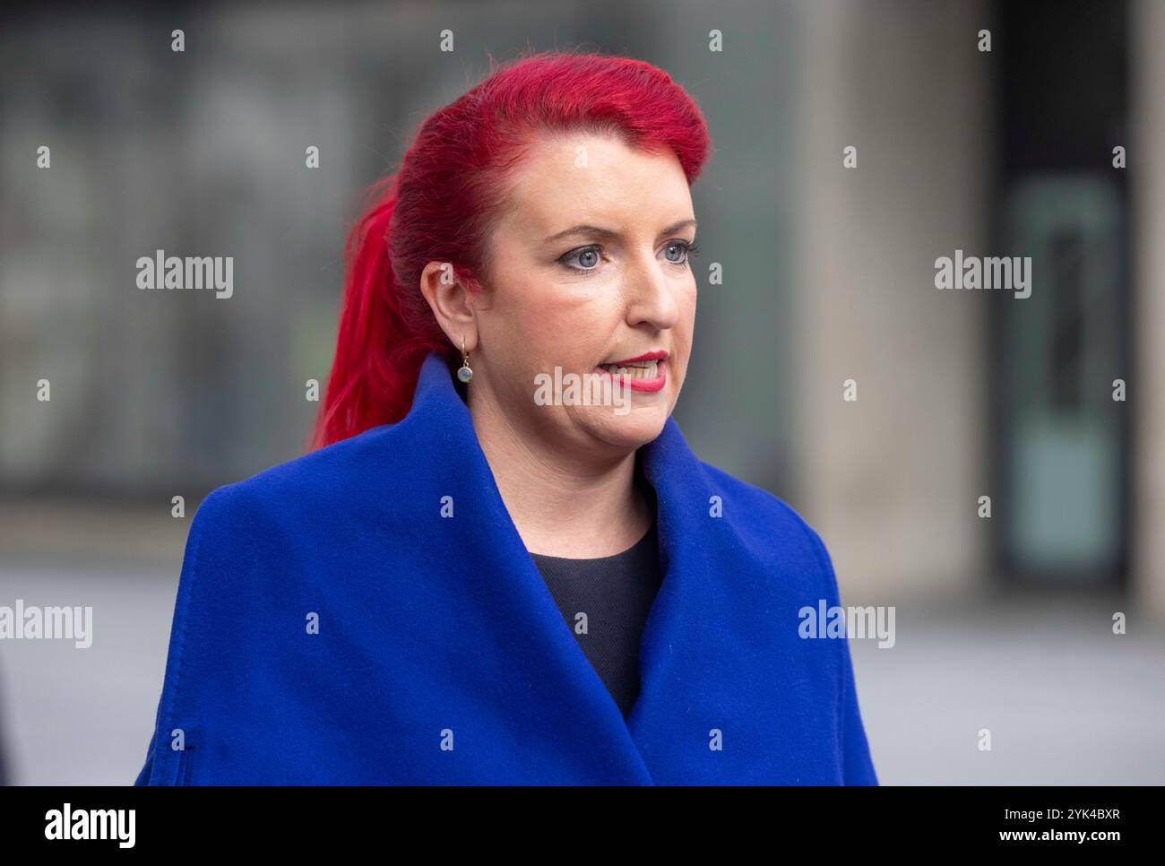 London, UK. 17th Nov, 2024. Transport Secretary, Louise Haigh, at the ...