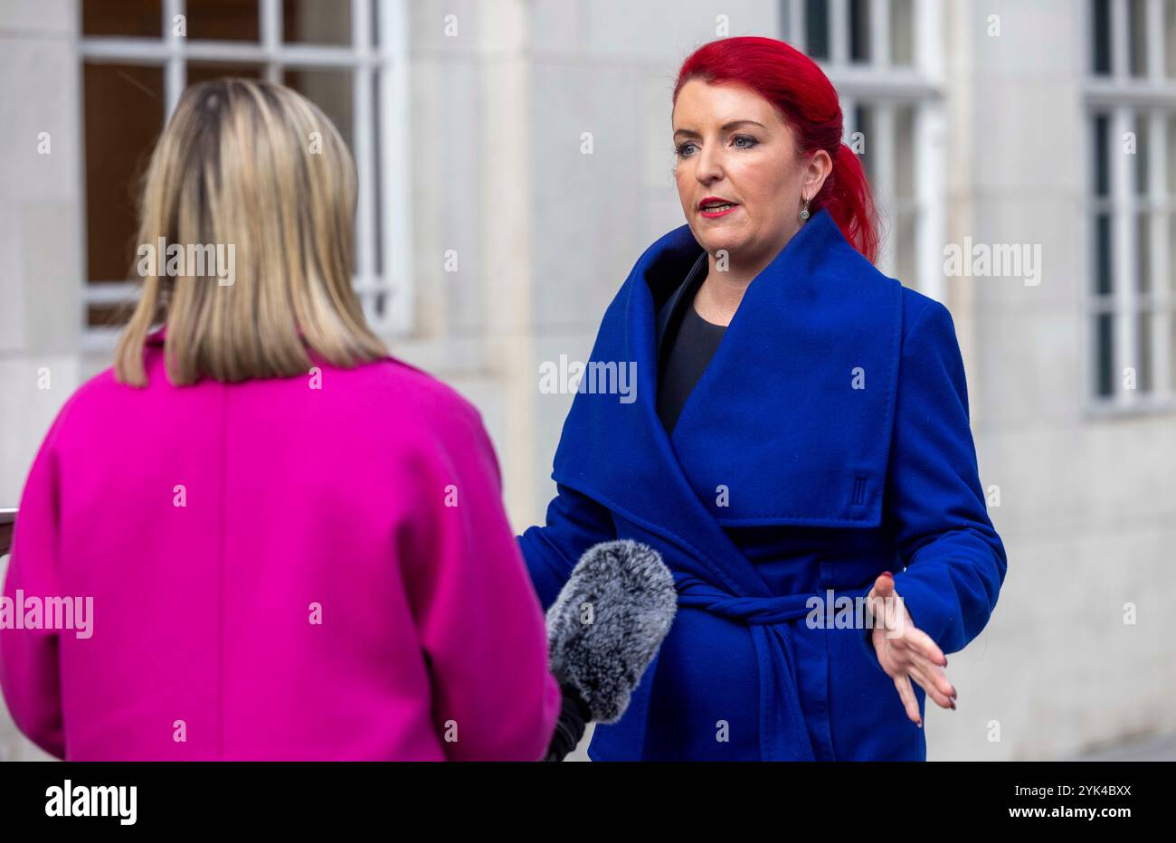 London, UK. 17th Nov, 2024. Transport Secretary, Louise Haigh, at the ...