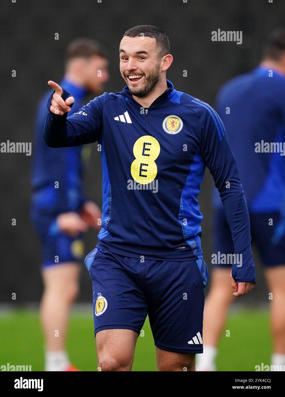 Scotland's John McGinn during a training session at Lesser Hampden ...