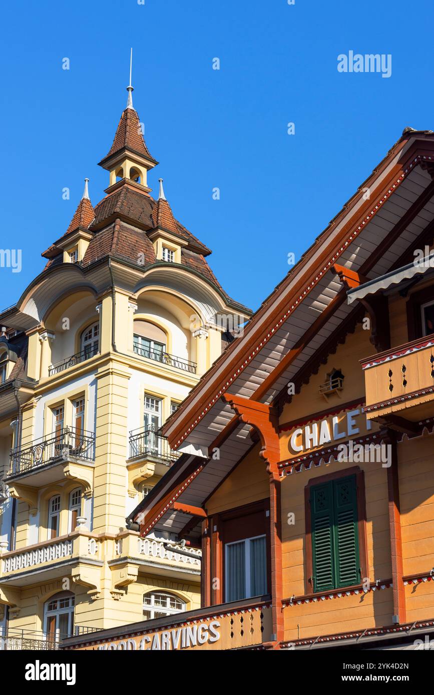 Hotel Royal St Georges Interlaken, Interlaken, Switzerland Stock Photo ...