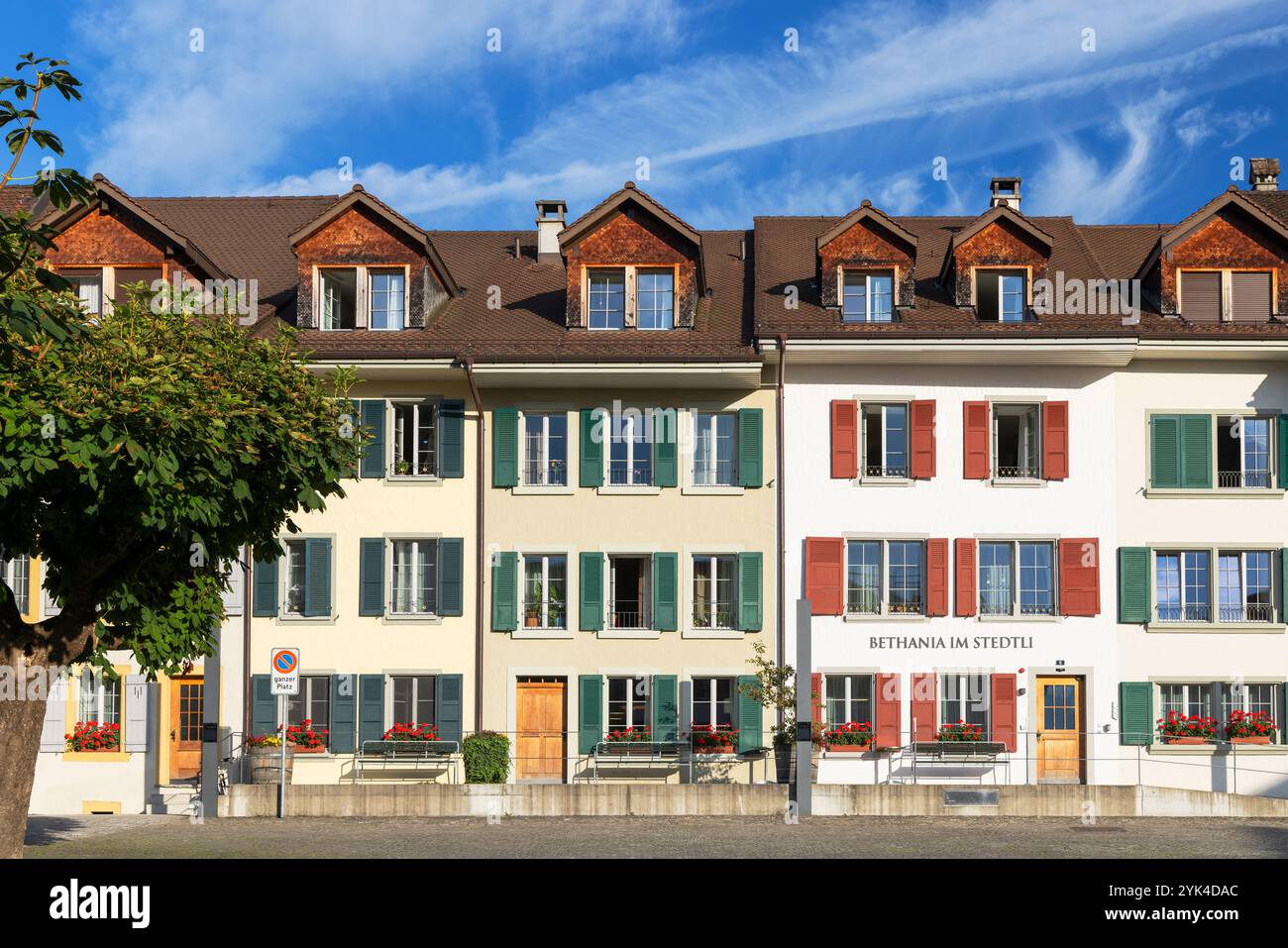 Market Square, Interlaken, Bern, Switzerland Stock Photo - Alamy