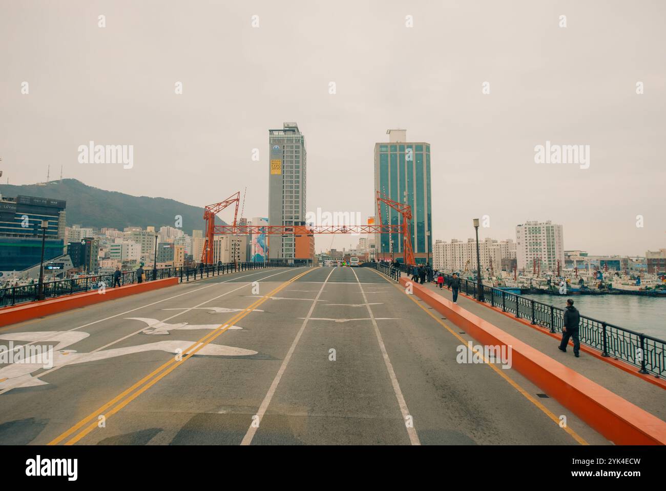 Busan, South Korea - May 20th 2023: A street scene in Busan, South ...