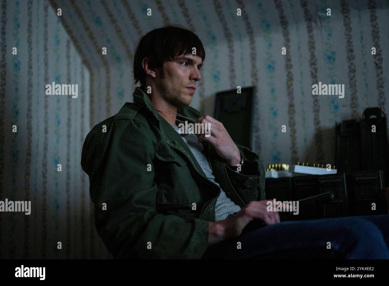 NICHOLAS HOULT in THE ORDER (2024), directed by JUSTIN KURZEL. Credit: AGC Studios / Chasing ...