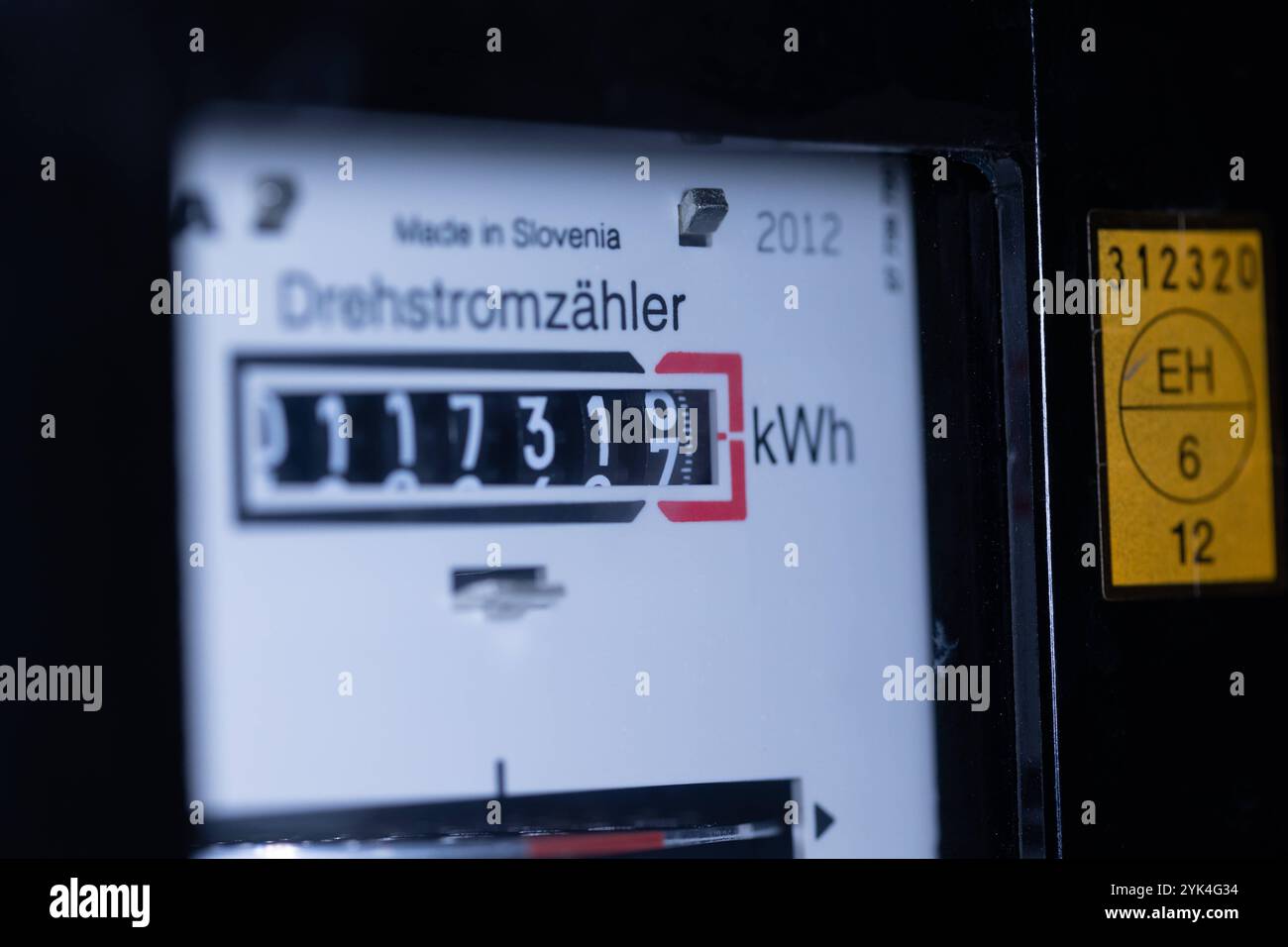 Analog electricity meter. Analog electricity meter for households ...