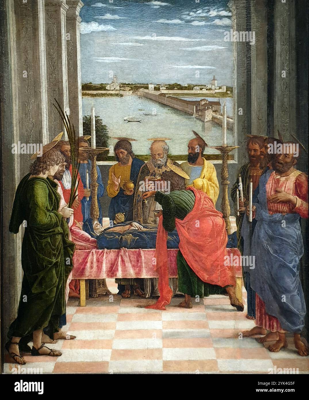 Death of the Virgin Mary Andrea Mantegna Stock Photo - Alamy