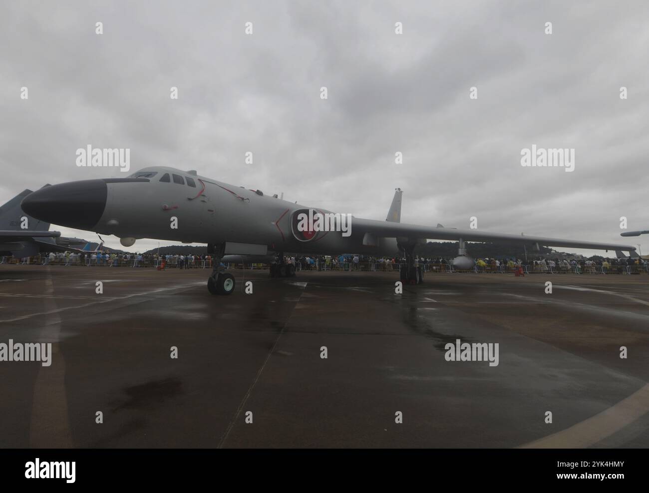 ZHUHAI, CHINA - NOVEMBER 14, 2024 - A H-6K bomber of China's Air Force ...