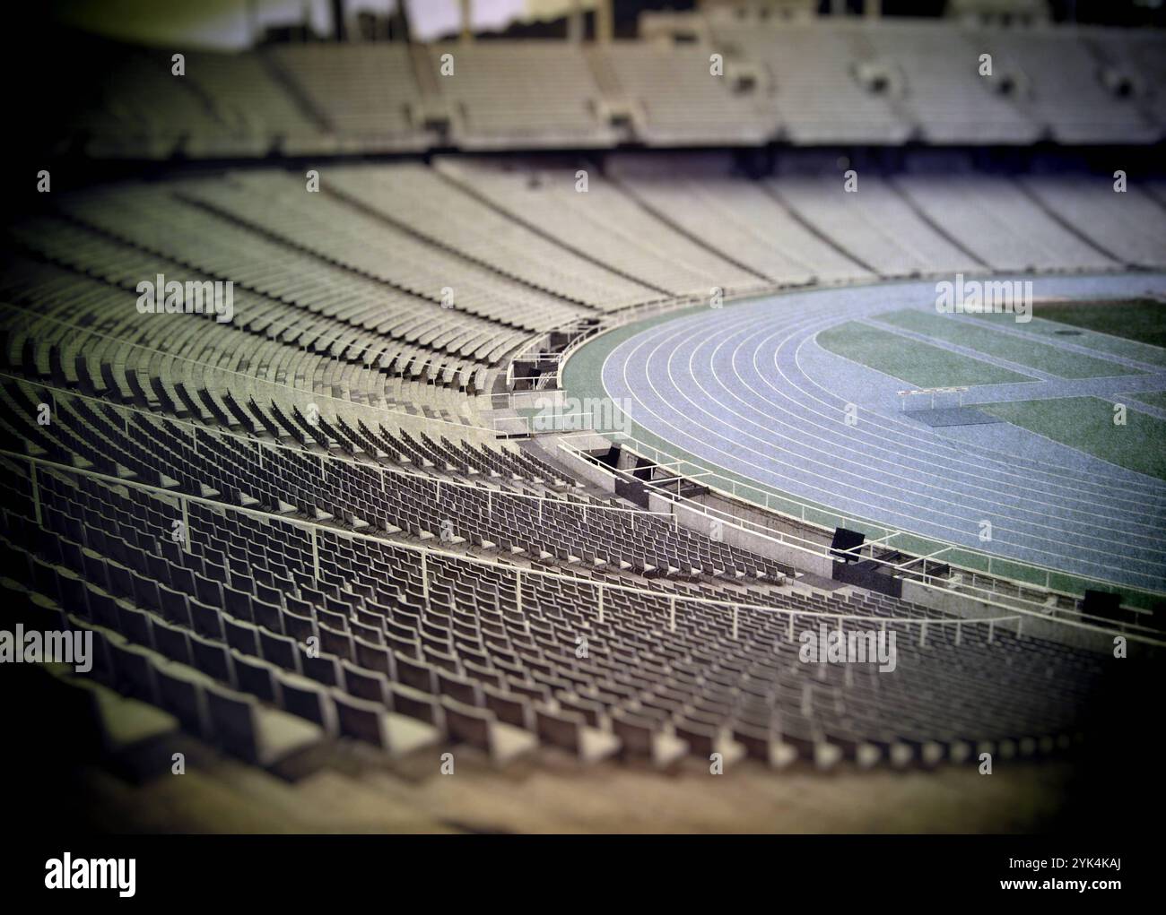 Retro image of football stadium hi-res stock photography and images - Alamy
