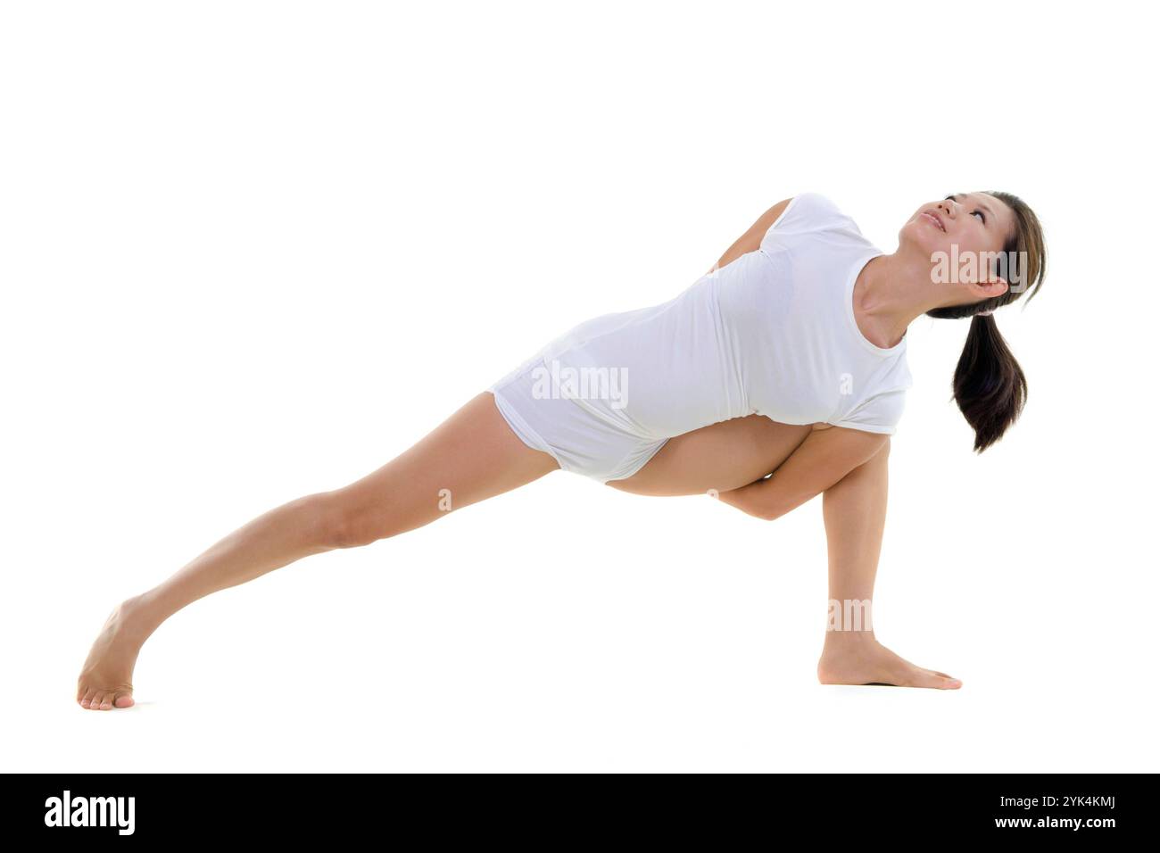 Yoga Posture Woman in yoga, Side Angle Pose Sequence Nirlamba ...