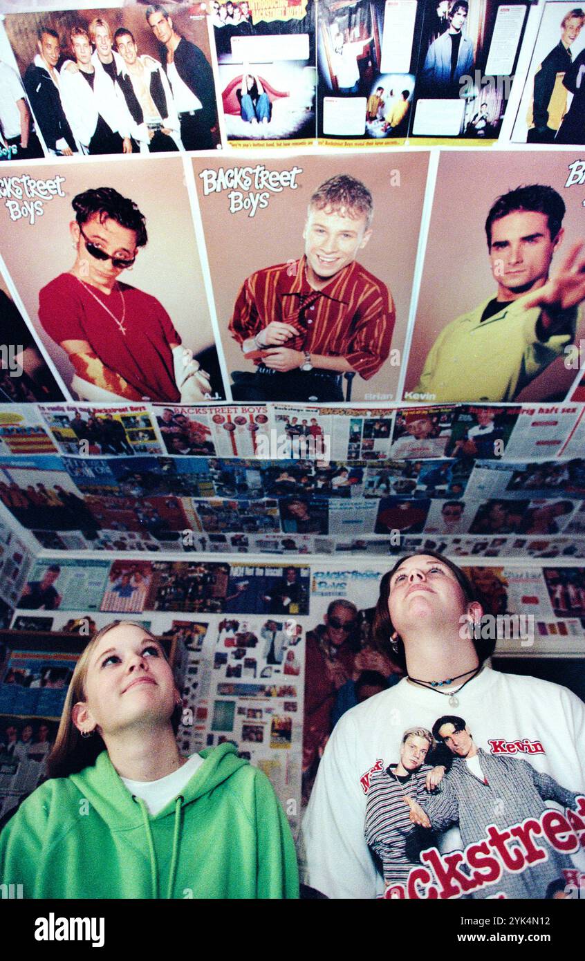 Backstreet Boys fans who has wallpapered a room with Backstreet Boys ...